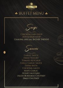 Chaupal Restaurant Seaview Karachi Menu 2025